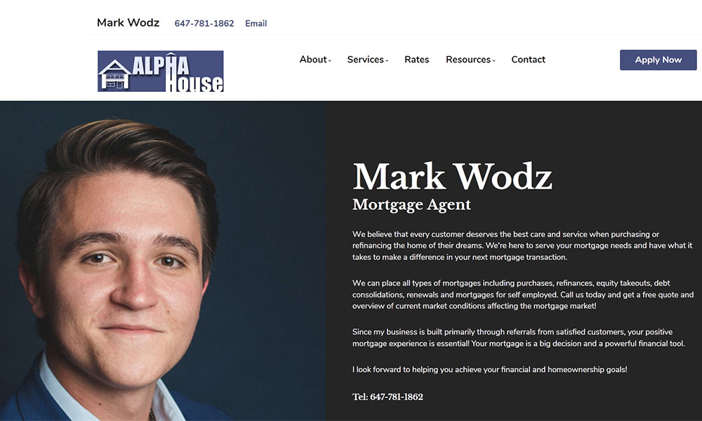 Mortgage Broker Agent And Loan Officer Website Themes Templates And 